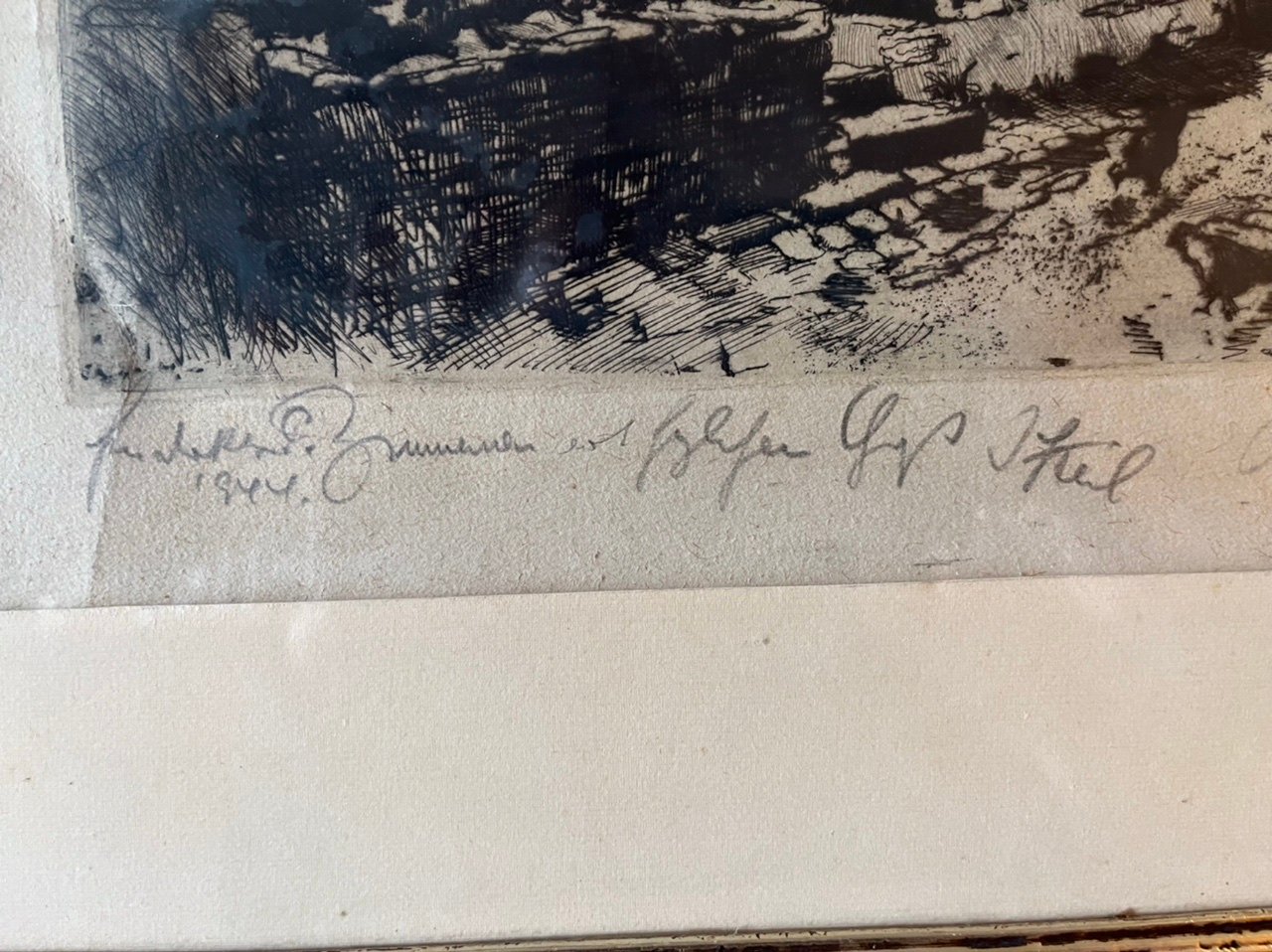 Josef Steib, Aus Beilstein, 1927, Etching for sale at Pamono