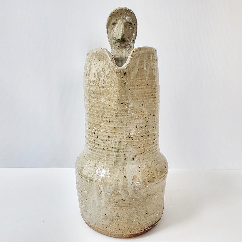 Large French Anthropomorphic Vase in Sandstone, 1960s for sale at Pamono