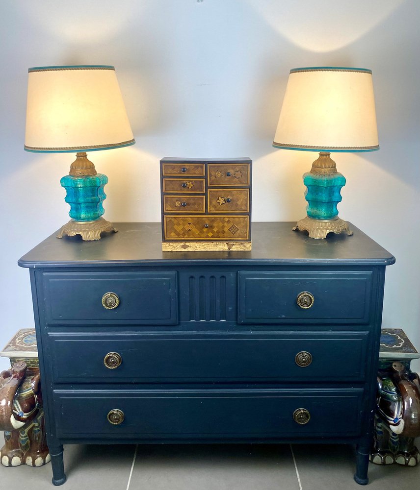 Small 19th Century Japanese Yosegi Zaiku Marquetry Storage Unit for ...