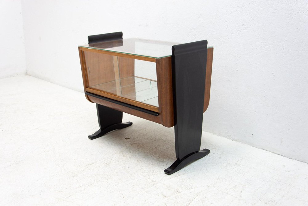 Mobile bar smaltato Art Déco attribuito a Jindrich Halabala, anni '30 ...