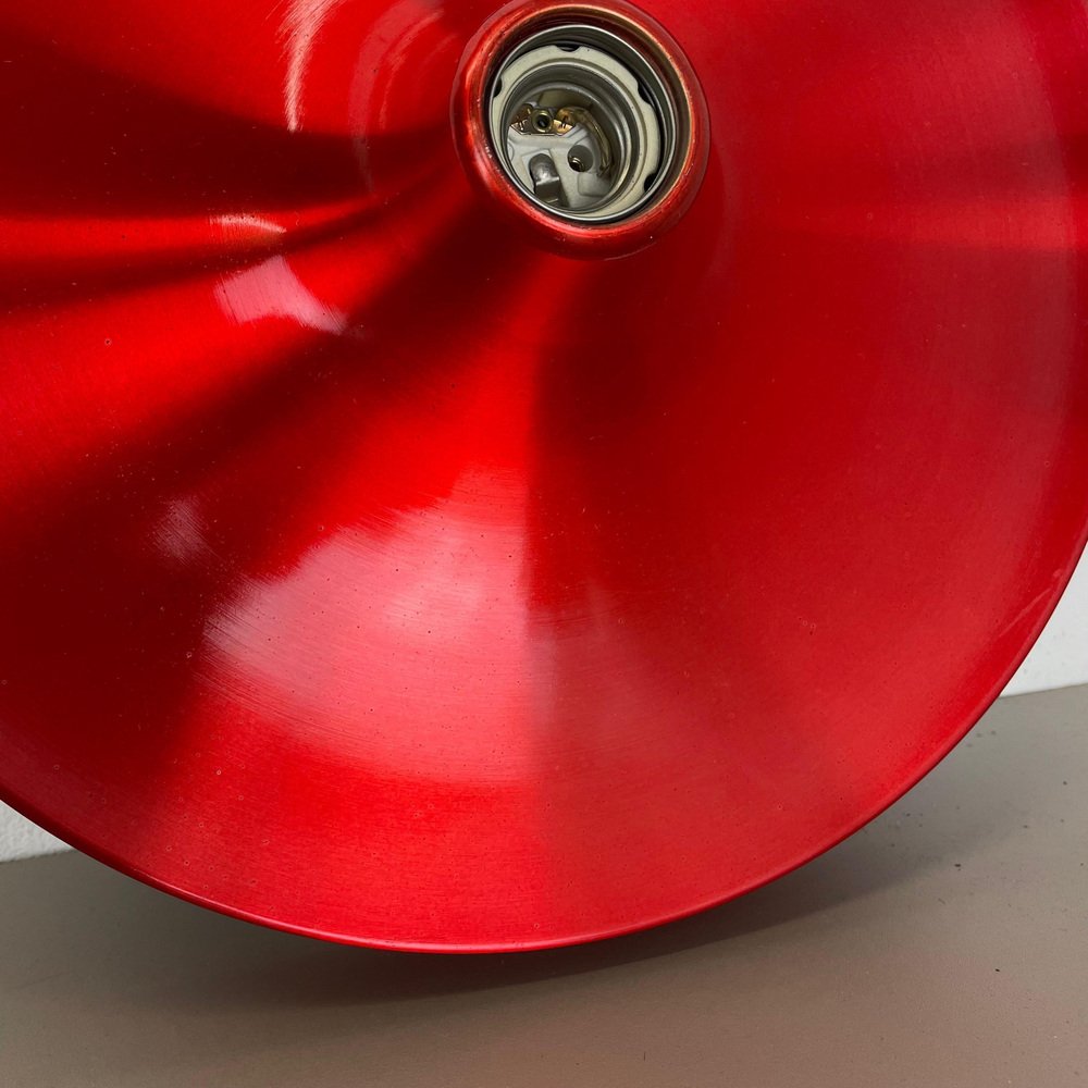 Red Disc Wall Light by Charlotte Perriand attributed to Honsel, German ...