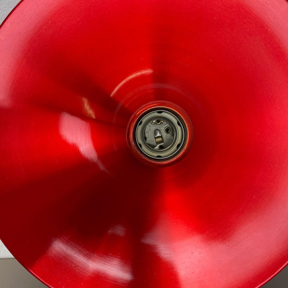 Red Disc Wall Light by Charlotte Perriand attributed to Honsel, German ...
