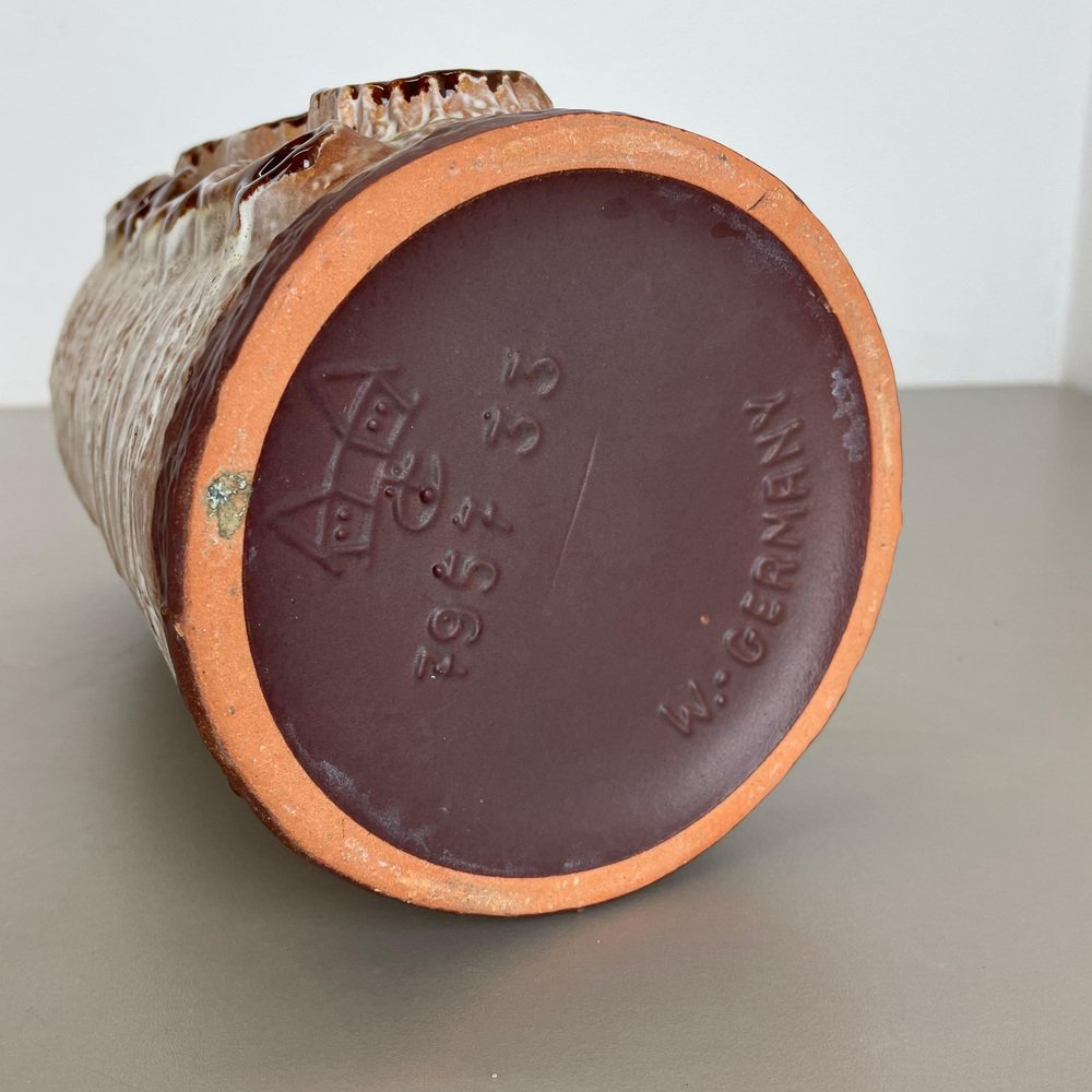 Fat Lava Brutalist Ceramic Vase by Heinz Siery for Carstens Tönnieshof ...