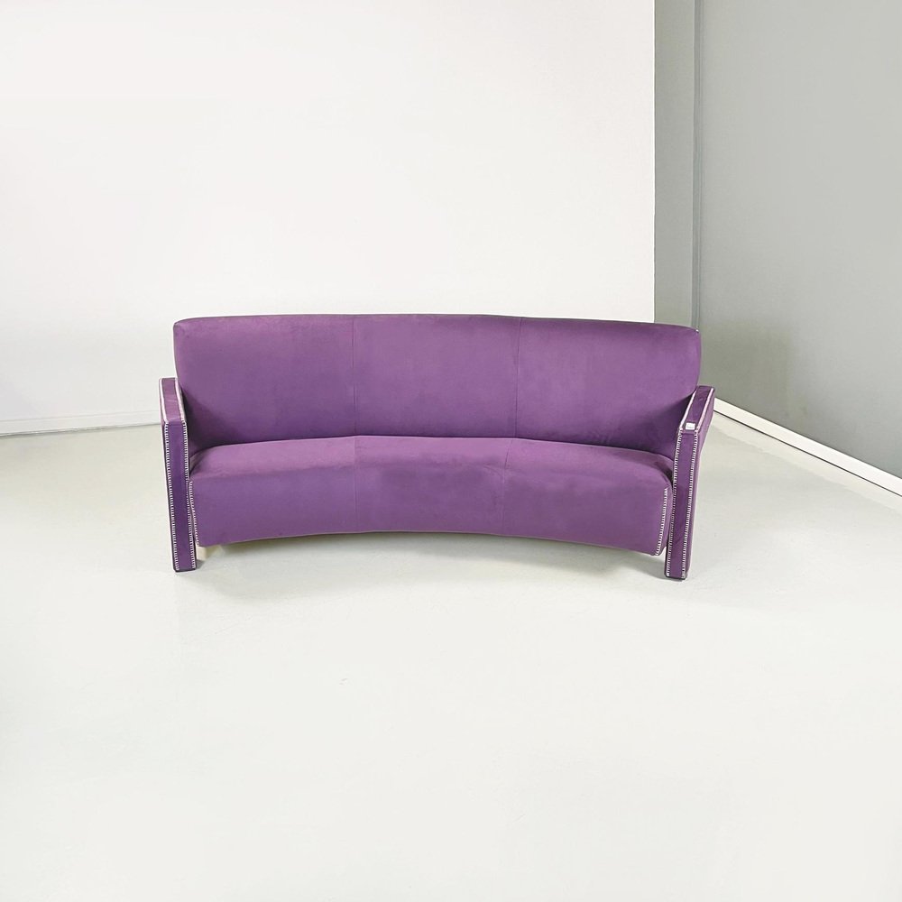 Modern Italian Velvet Model Utrecht Sofa attributed to Gerrit Thomas ...
