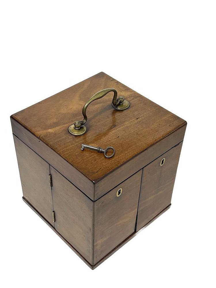 19th Century English Medicine Chest by Clay & Abraham, Liverpool for ...