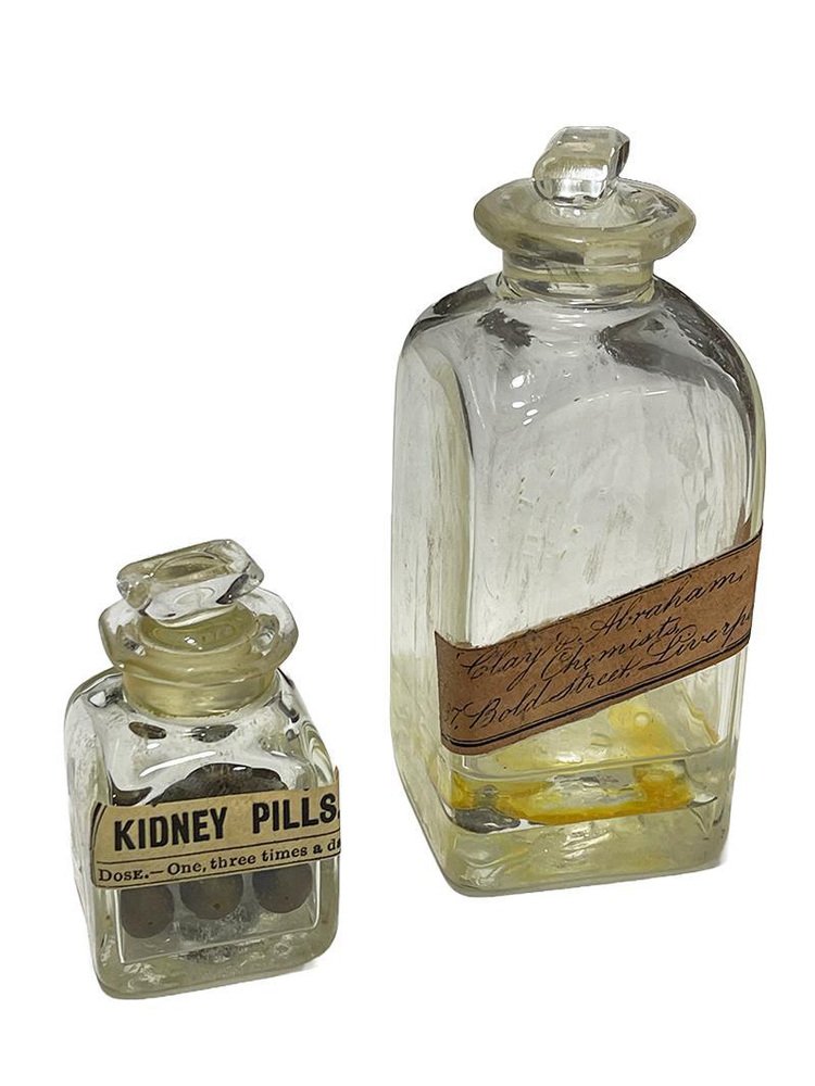 19th Century English Medicine Chest by Clay & Abraham, Liverpool for ...