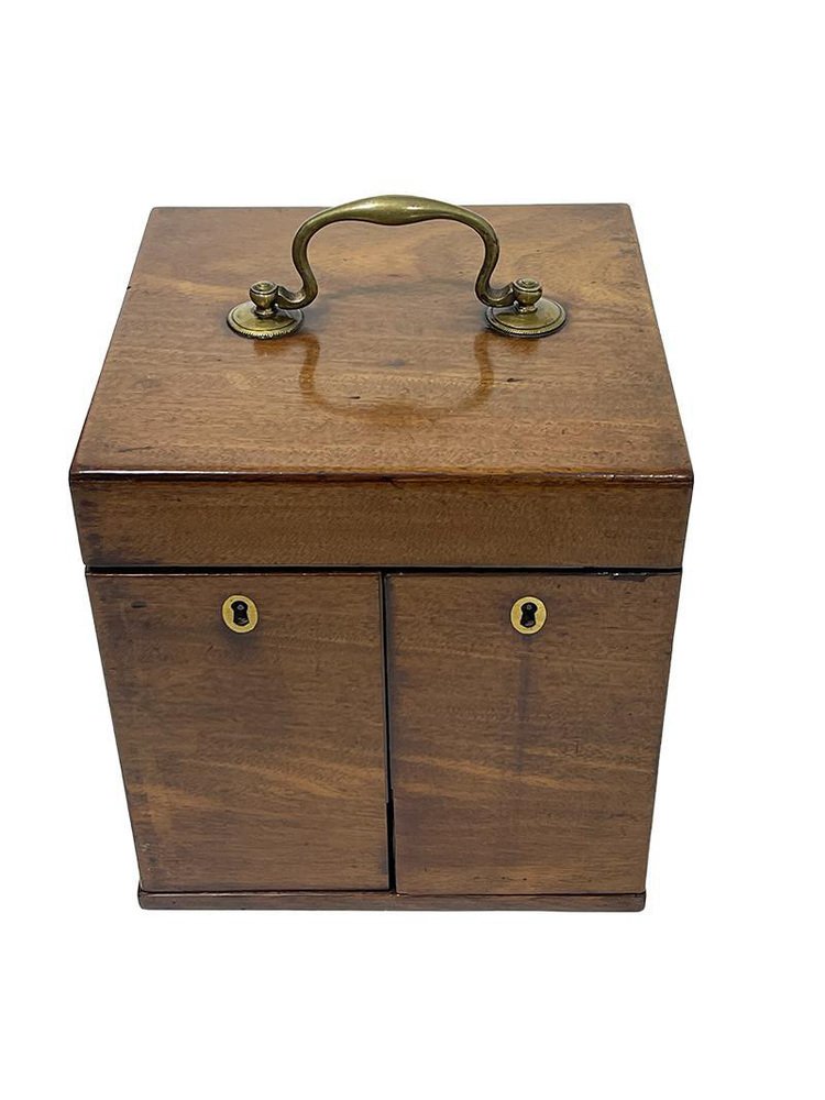 19th Century English Medicine Chest by Clay & Abraham, Liverpool for ...