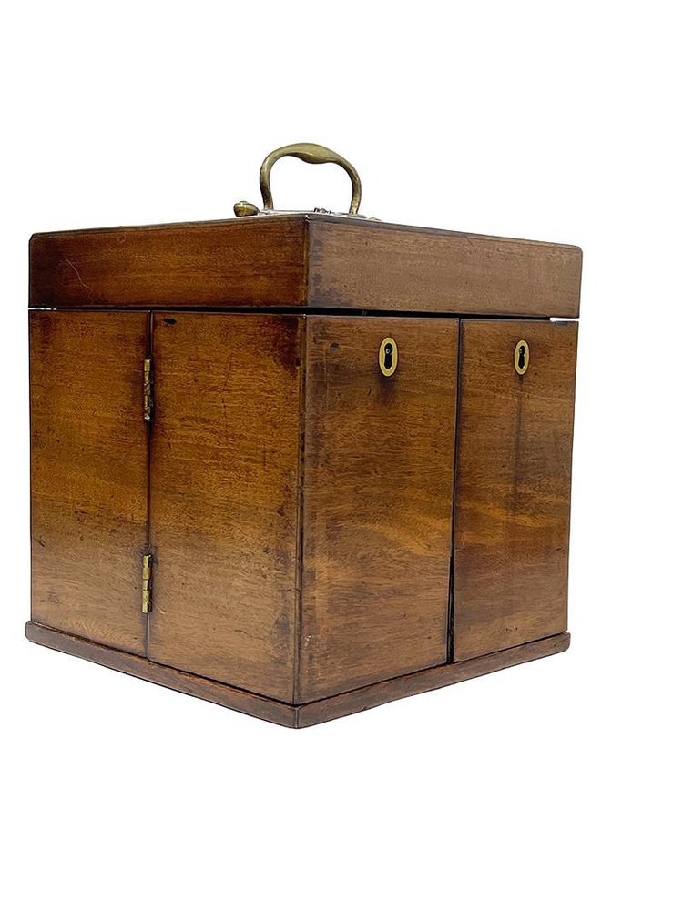 19th Century English Medicine Chest by Clay & Abraham, Liverpool for ...