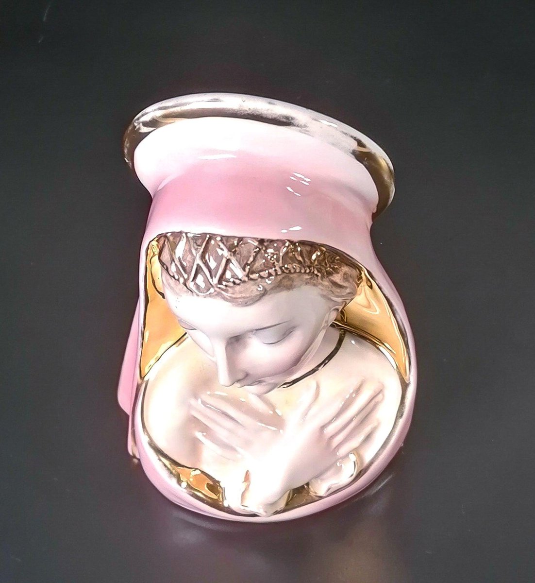 Ceramic Madonna Sculpture by E. Fontanini for sale at Pamono