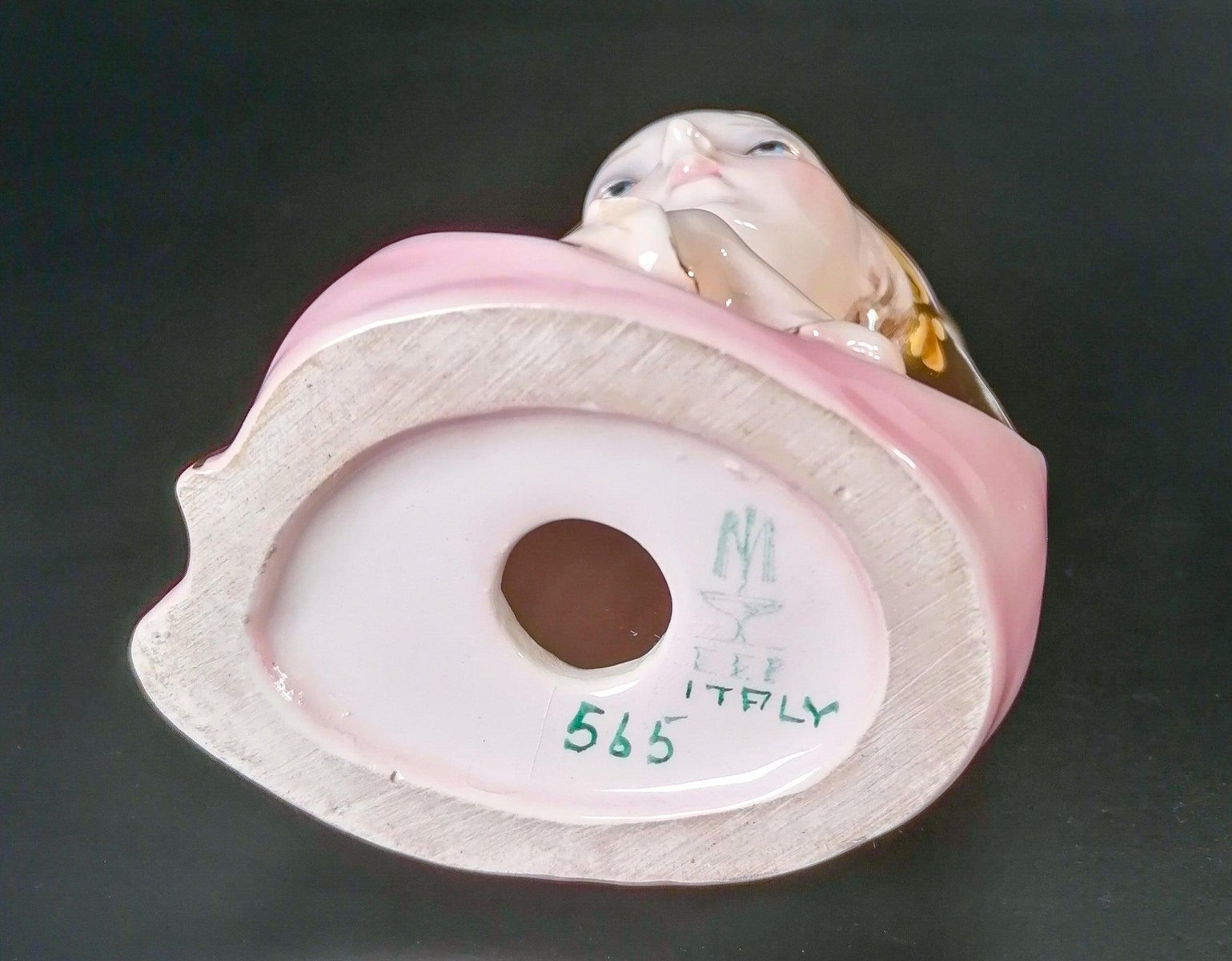 Ceramic Madonna Sculpture by E. Fontanini for sale at Pamono