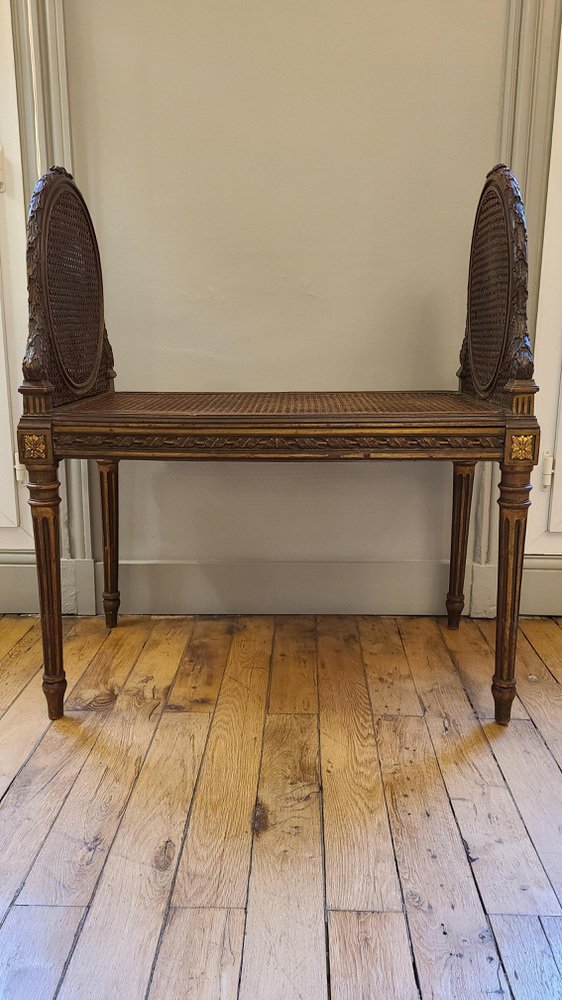 Louis XVI Style Recess Bench, 1890s for sale at Pamono