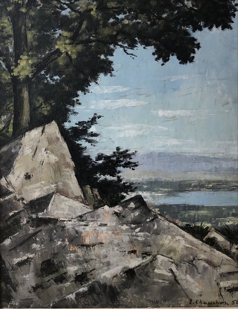 Emile-François Chambon, Les Sources, Collonges Bellerive, Genève, 1950 ...