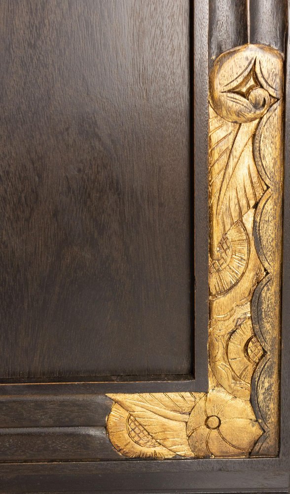 Bemaltes französisches Art Deco Buffet aus Iko Marmor, 1930er bei ...