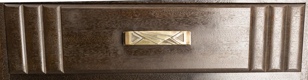 Bemaltes französisches Art Deco Buffet aus Iko Marmor, 1930er bei ...