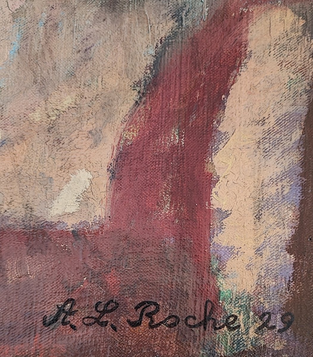 Alexis Louis Roche, Portrait de Femme, Coiffure des Années 20, 1929 ...