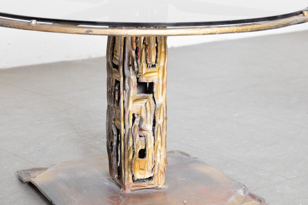 Brutalist Tables, 1970s, Set of 2 for sale at Pamono
