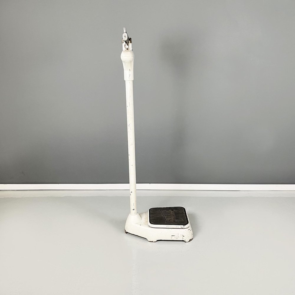 Italian White Metal Vertical Medical Scale from Salus, 1960s for sale ...