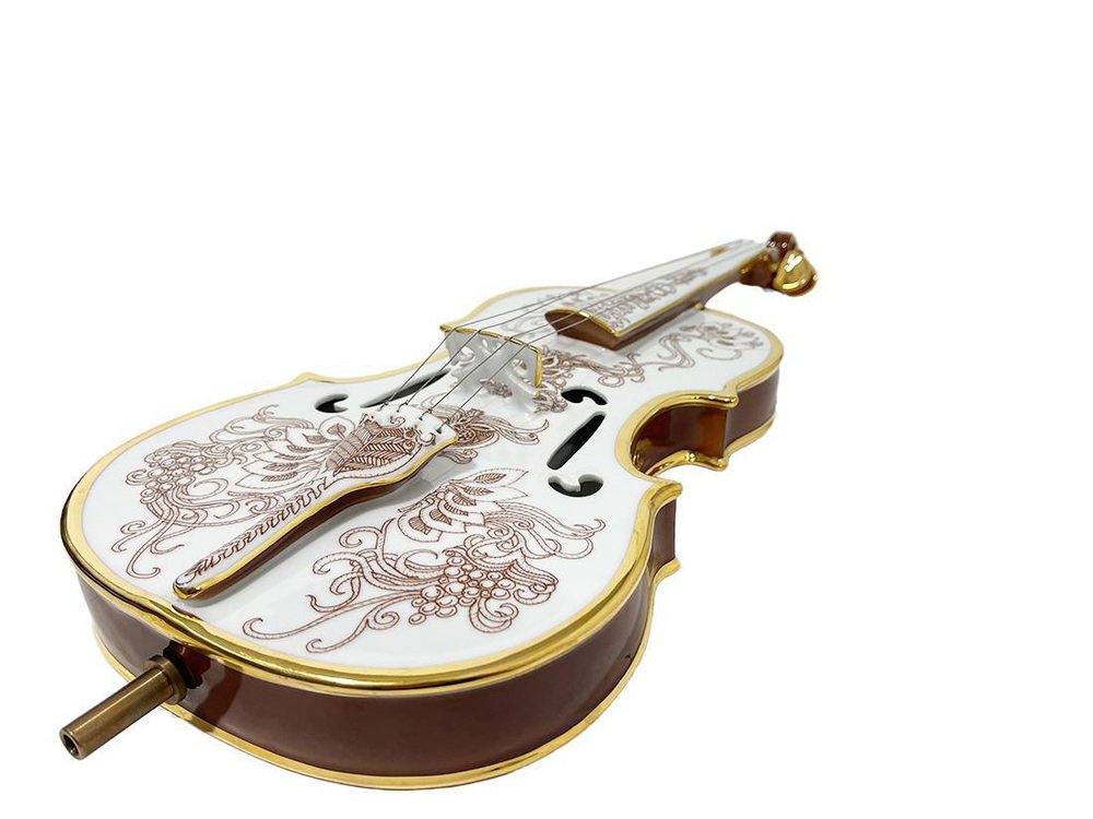 Porcelain Violin by Endre László Saxon for Hollohaza, 1970s for sale at ...