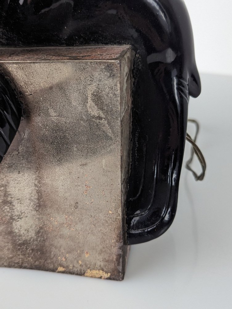 Art Deco Foca Skulptur Lampe, Marcel André Bouraine zugeschrieben ...