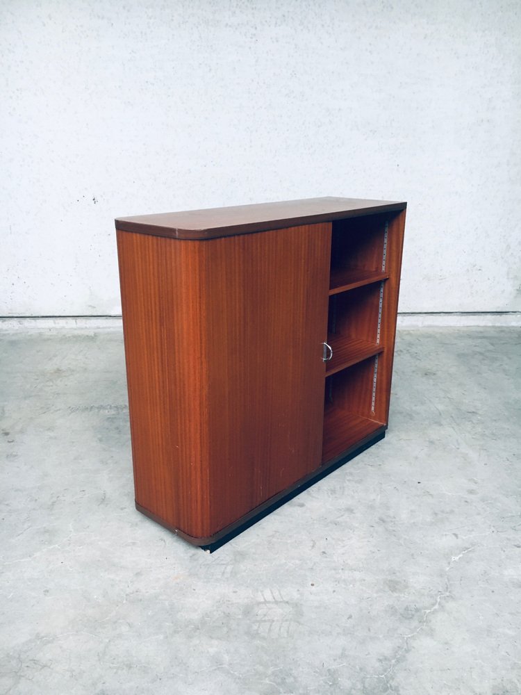 Mid-Century Modern Sliding Door Filing Cabinet, Belgium, 1960s for sale ...