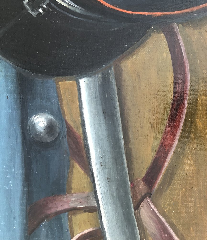 Hermann Haller, Nature morte au képi, épée et uniforme, 1903, Öl auf ...