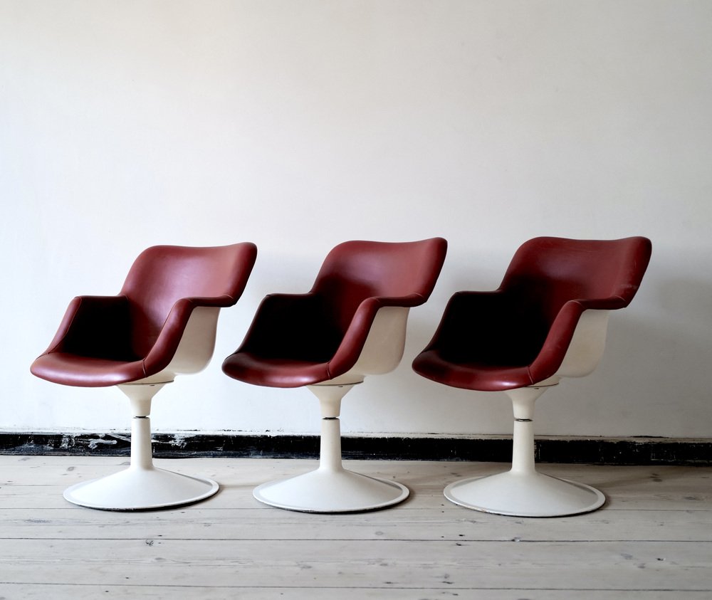 Finnische Mid-Century Modell Junior Drehstühle von Yrjo Kukkapuro für ...