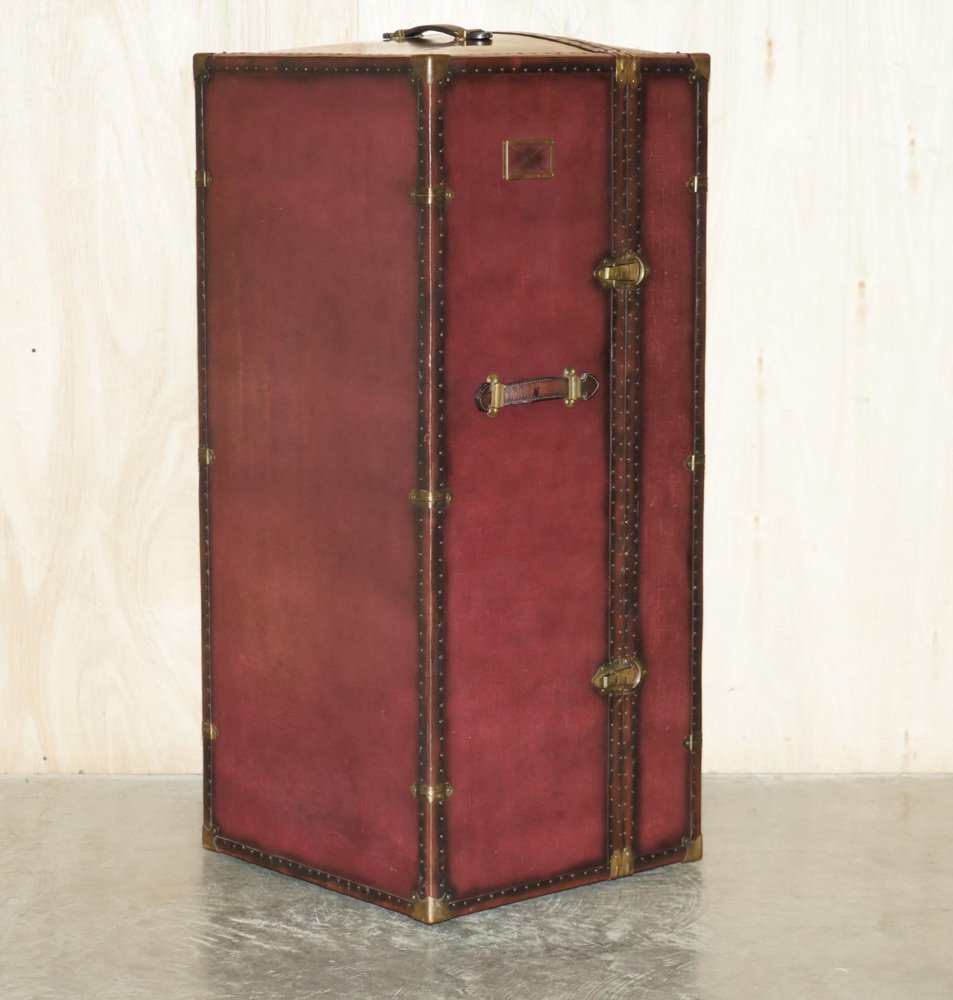 Large Steamer Trunk Home Bar with Glasses & Champagne Bucket from ...