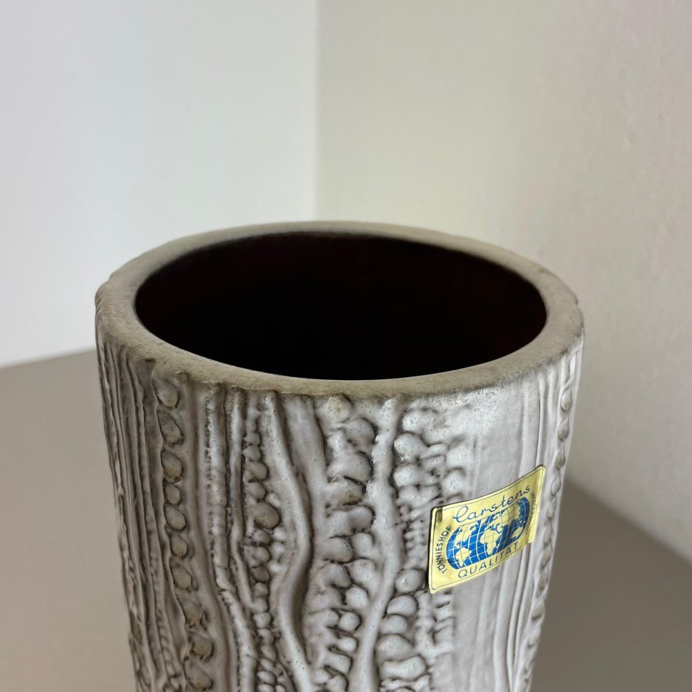 Large Brutalist Fat Lava Ceramic Vase by Carstens Tönnieshof, Germany ...