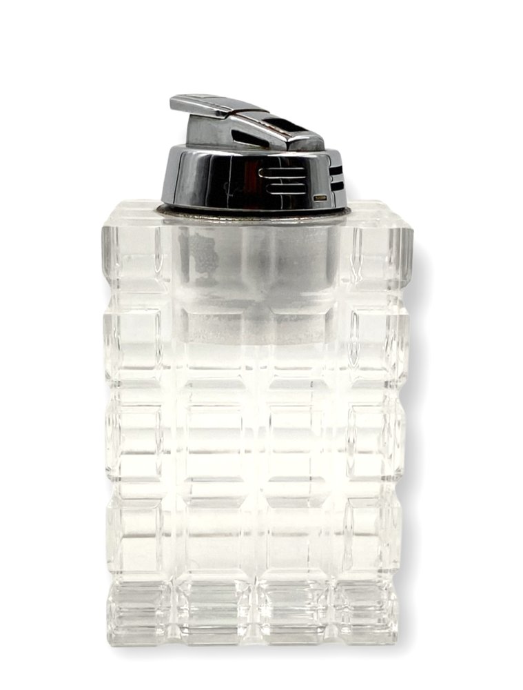 Acrylic Glass Table Lighter, Italy, 1970s for sale at Pamono