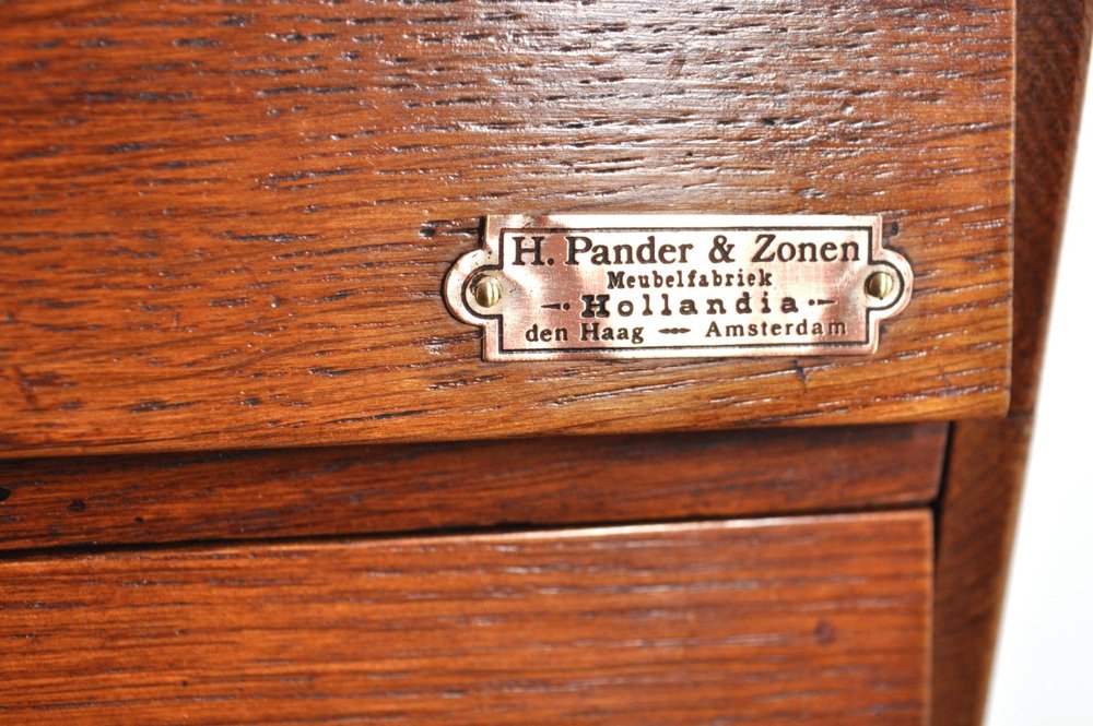 Jewelry Cabinet in Oak by Pander & Zonen for H. Pander & Zn., 1900s for ...