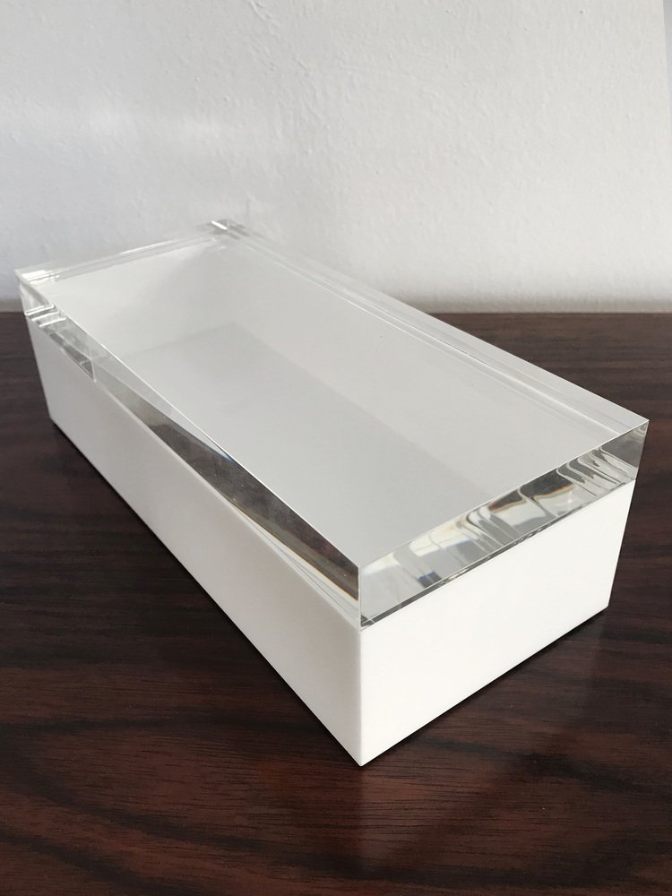 Acrylic Glass Boxes by Alessandro Albrizzi, 1990s, Set of 2 for sale at ...