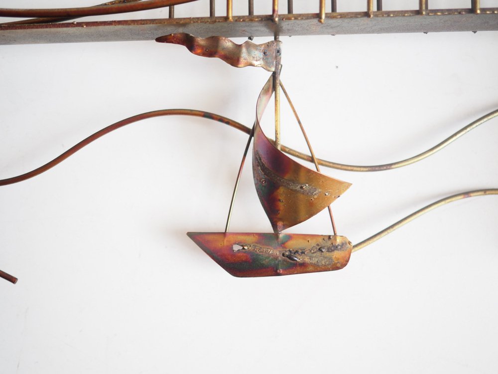 Golden Gate Bridge Patinated Copper Wall Decoration, 1970s for sale at ...