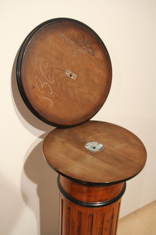Neoclassical Rotating Pedestal in Beech Wood, Germany, 1920s for sale ...