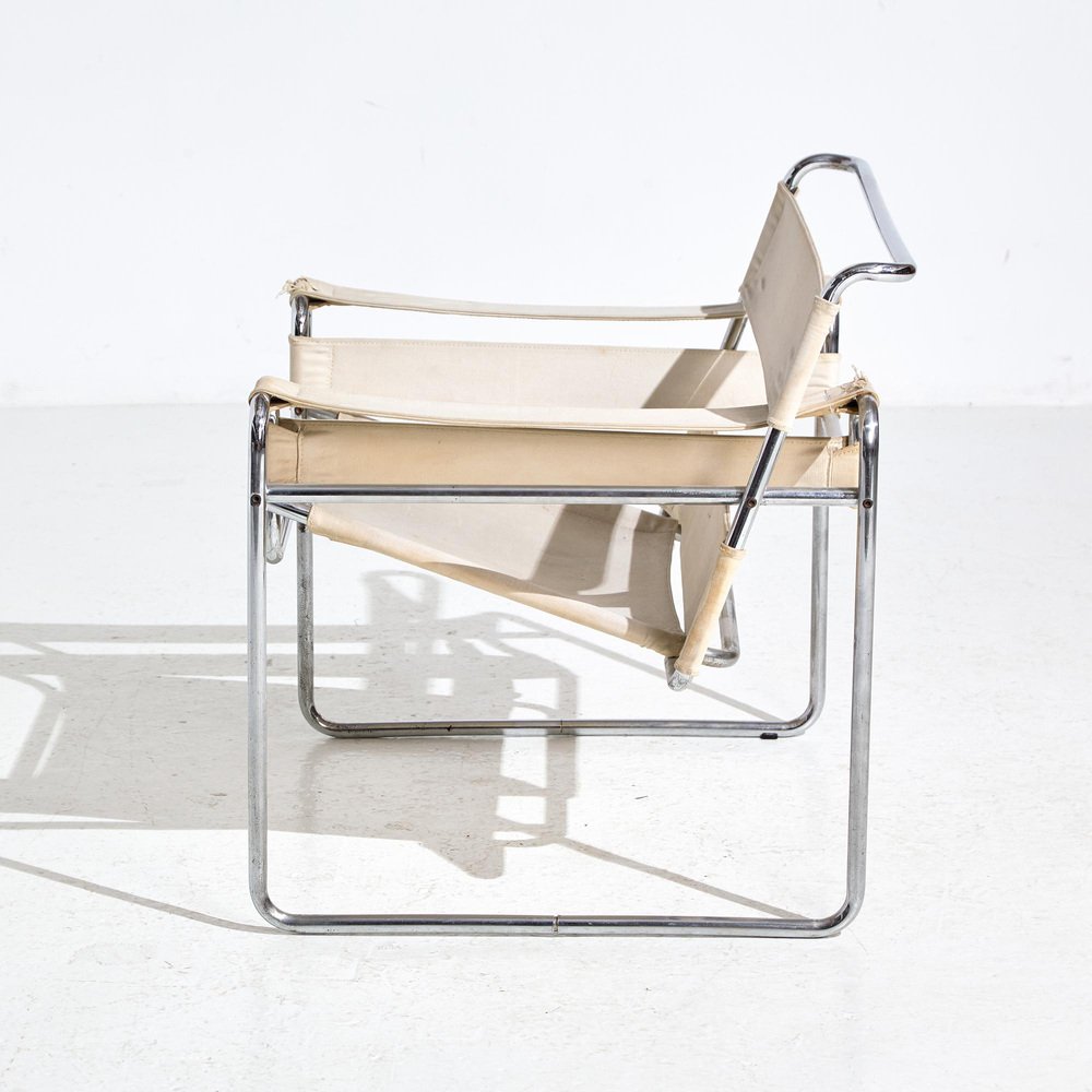 Model B3 Wassily Chairs attributed to Marcel Breuer for Gavina, 1960s ...