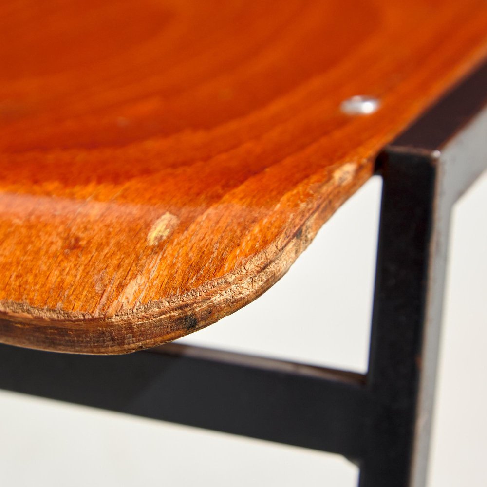 Stackable Beech Chair, 1970s for sale at Pamono