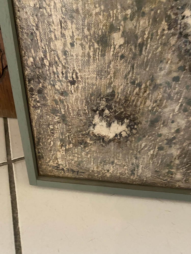 Zazzi, Abstract Composition, Acrylic for sale at Pamono