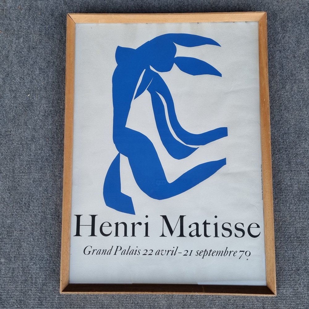 Henri Matisse Exhibition Poster, Grand Palais Pais, 1970s for sale at ...