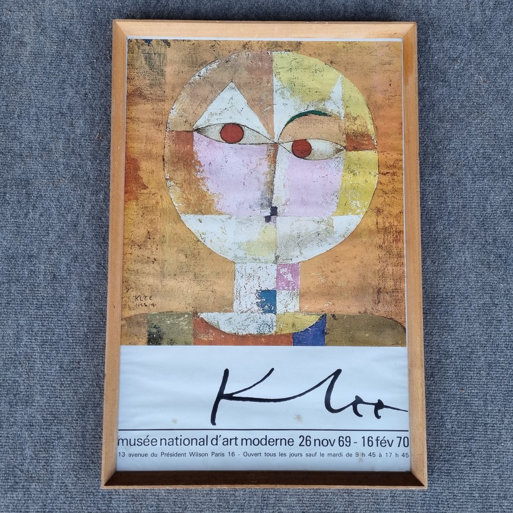 Paul Klee, Exhibition Poster, Lithograph, 1970s for sale at Pamono