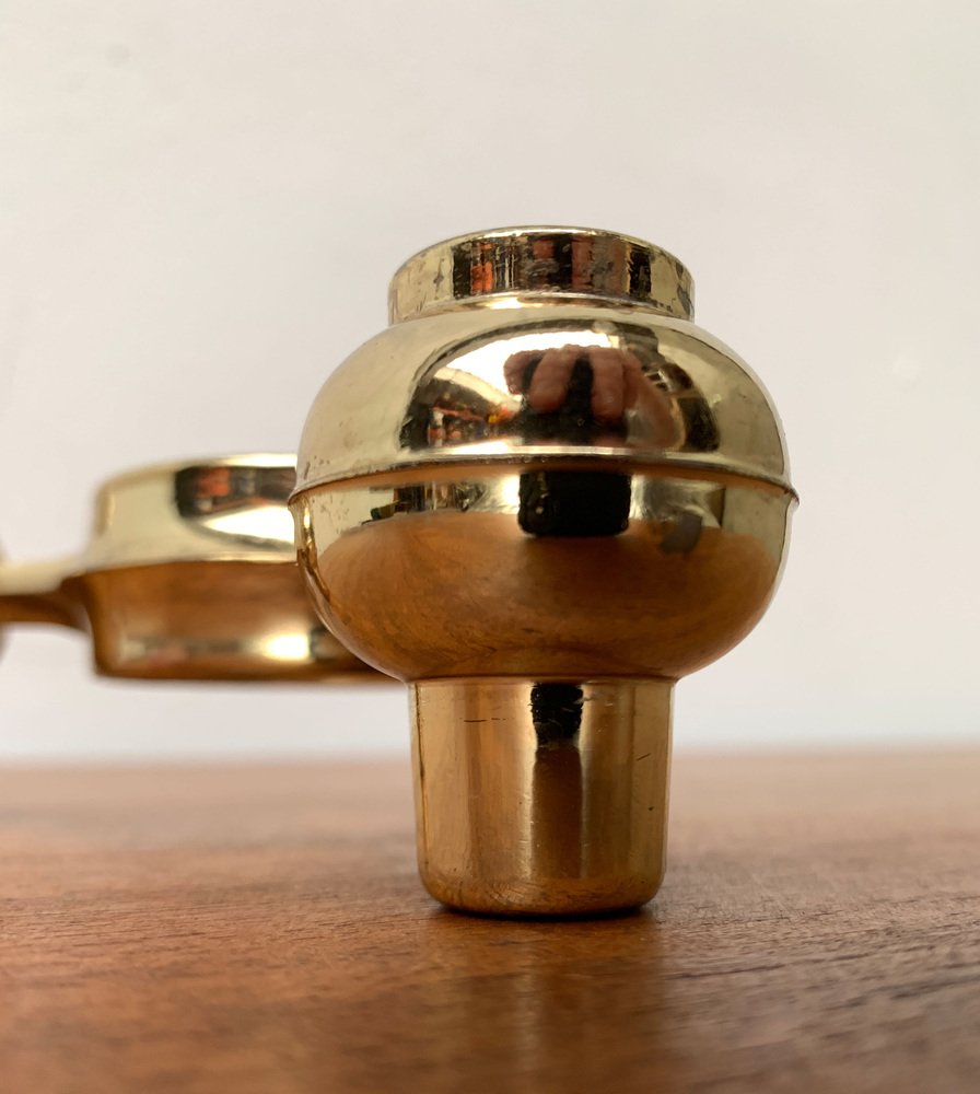 Vintage Metal Modular Atomic Stacking Candle Holder from Quist, 1970s ...