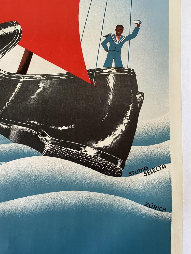 Poster vintage Bata Shoe Organization, 1939 in vendita su Pamono