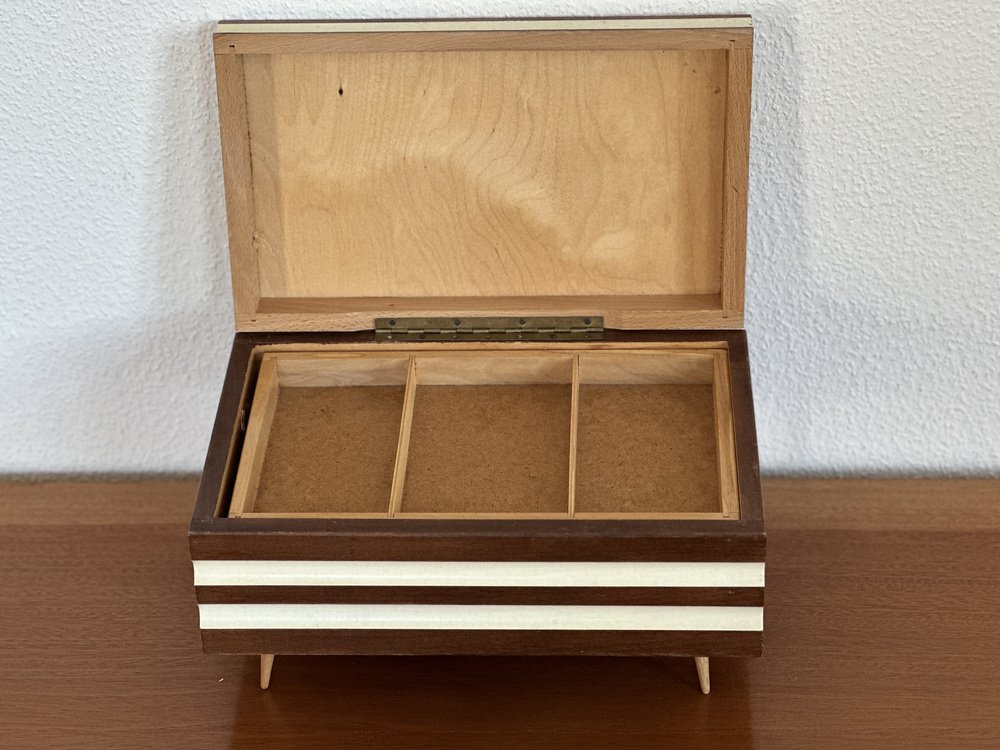 Filigree Wooden Box for sale at Pamono