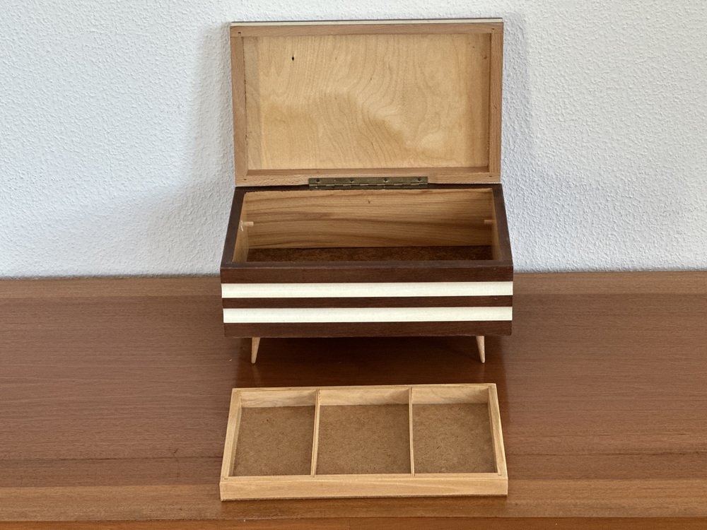 Filigree Wooden Box for sale at Pamono