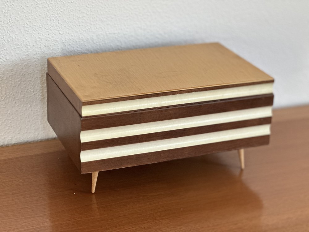 Filigree Wooden Box for sale at Pamono