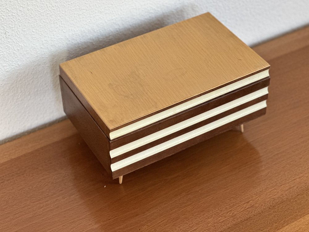 Filigree Wooden Box for sale at Pamono