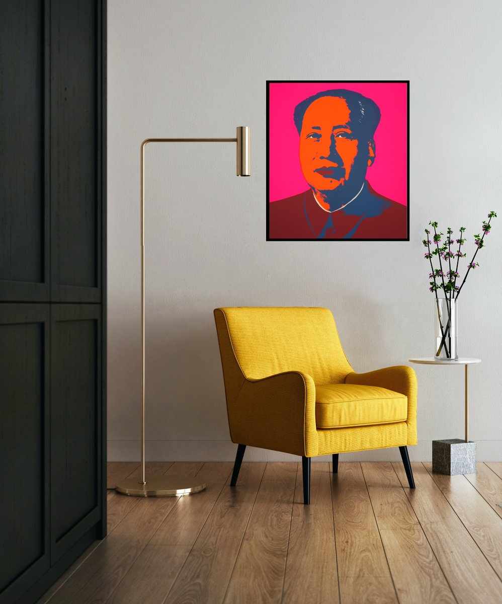 Andy Warhol, Mao, Silk-Screen for sale at Pamono