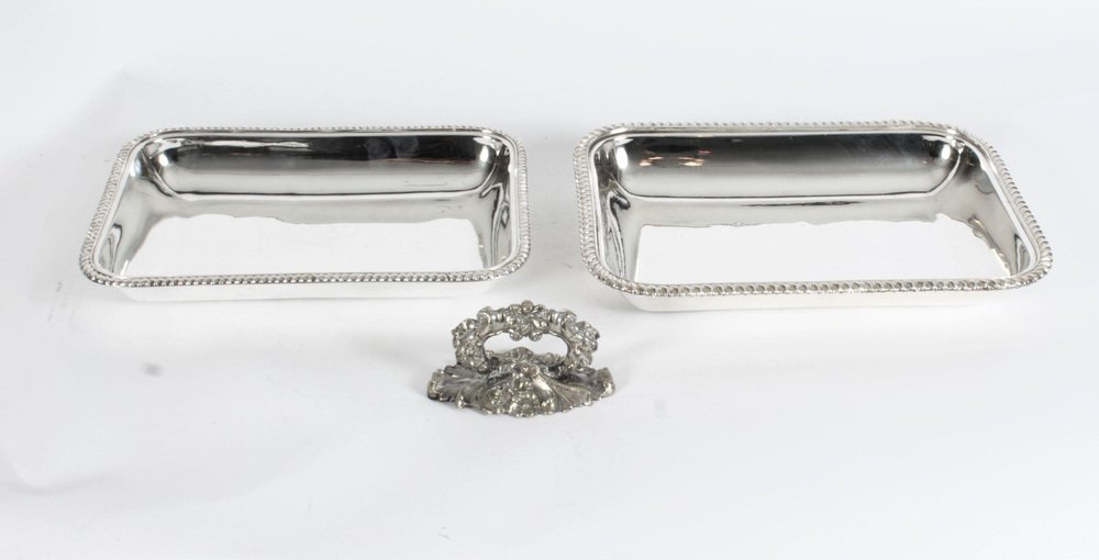 Antiker Vorspeisenteller von Matthew Linwood, 1800er, 2er Set bei ...