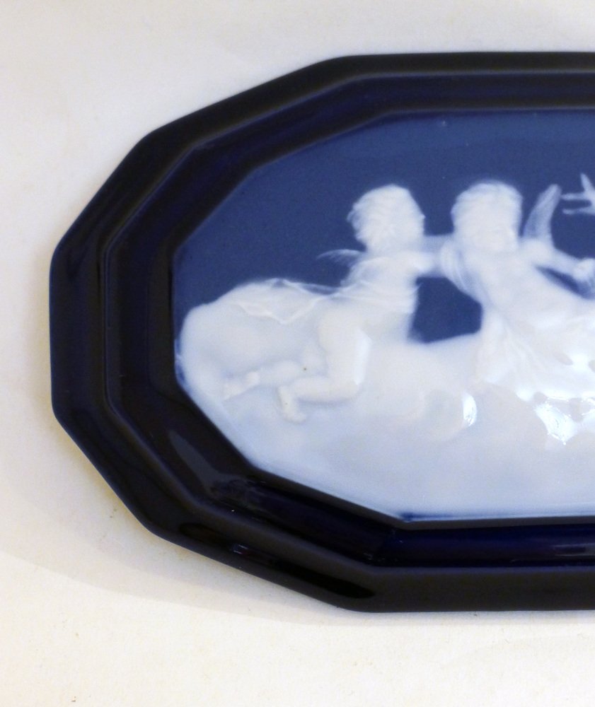 Large Box with Cameo Style Decoration in Porcelain by Camille Tharaud ...