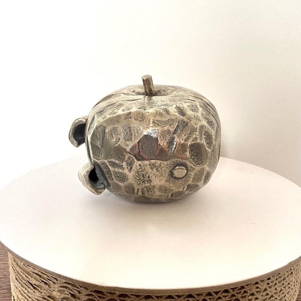 Apple Sculpture by A. Pisani, 1970s for sale at Pamono