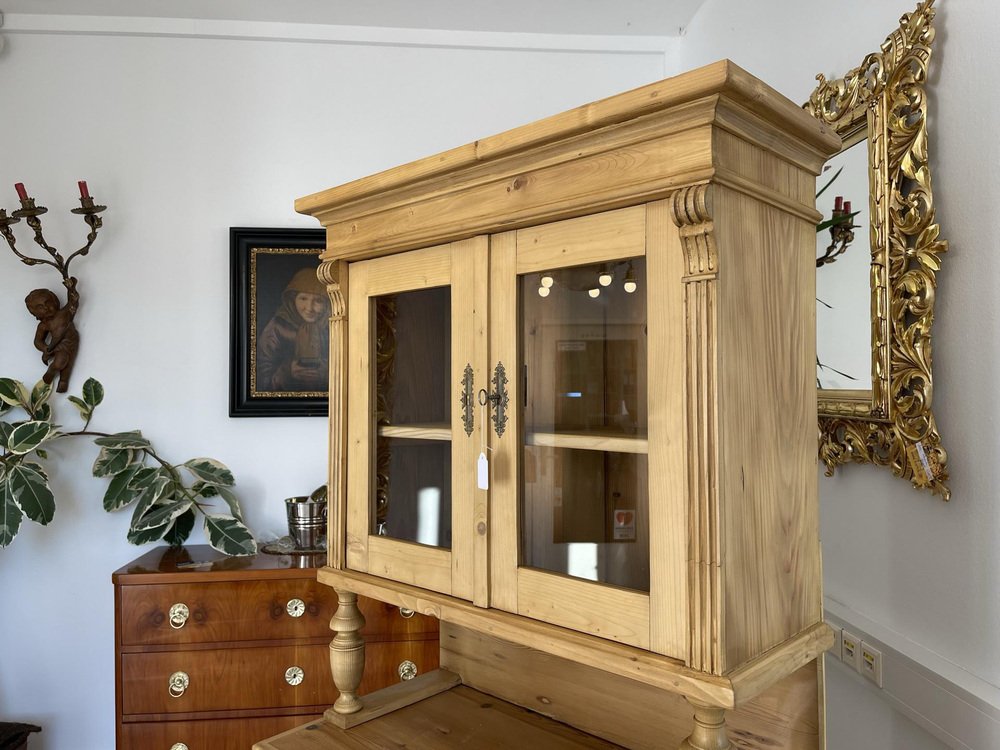 Vintage Spruce Kitchen Buffet for sale at Pamono