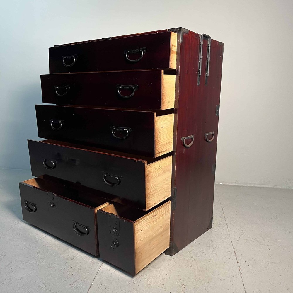 Meiji Era Tansu Sendai Isho-Dansu Chest, Japan, Late 19th Century for ...